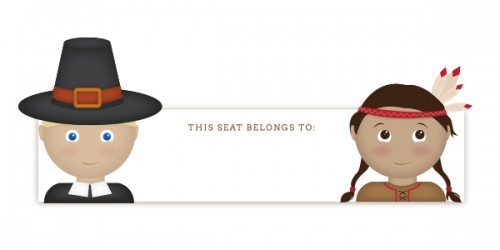 Freebie: Thanksgiving Seating Cards | Blog | Every-Tuesday