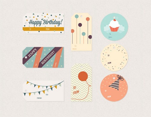 Freebie: Birthday Gift Tags | Blog | Every-Tuesday