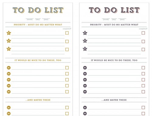 Freebie: To Do List Printable | Blog | Every-Tuesday