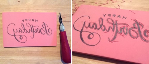 How to Create a Hand Lettered Block Print | Blog | Every-Tuesday
