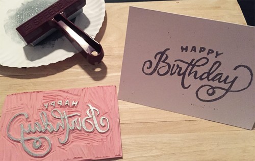 How to Create a Hand Lettered Block Print | Blog | Every-Tuesday
