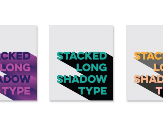 Create a Hatched Drop Shadow Text Effect in Illustrator