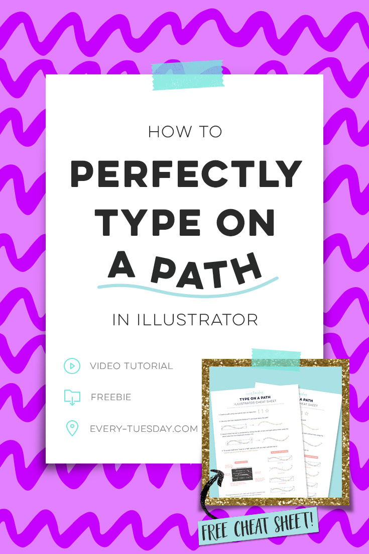 How to Perfectly Type on a Path in Illustrator - Every-Tuesday | Blog ...