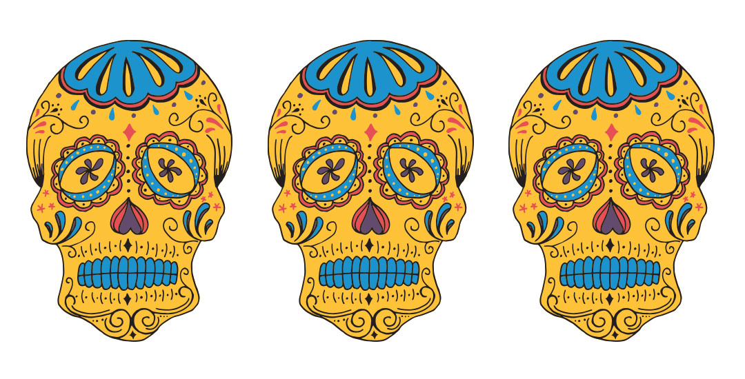 Hand Drawn Sugar Skulls (ai, eps) - Every-Tuesday | Blog | Every-Tuesday