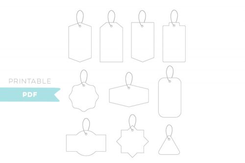 Freebie: Clothing Tag Vector Shapes - Every-Tuesday | Blog | Every-Tuesday
