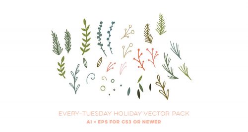Freebie: Holiday Vector Pack - Every-Tuesday | Blog | Every-Tuesday