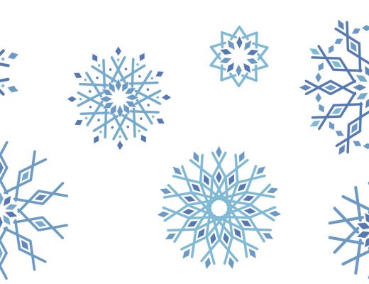 8 Free Hand Drawn Vector Snowflakes
