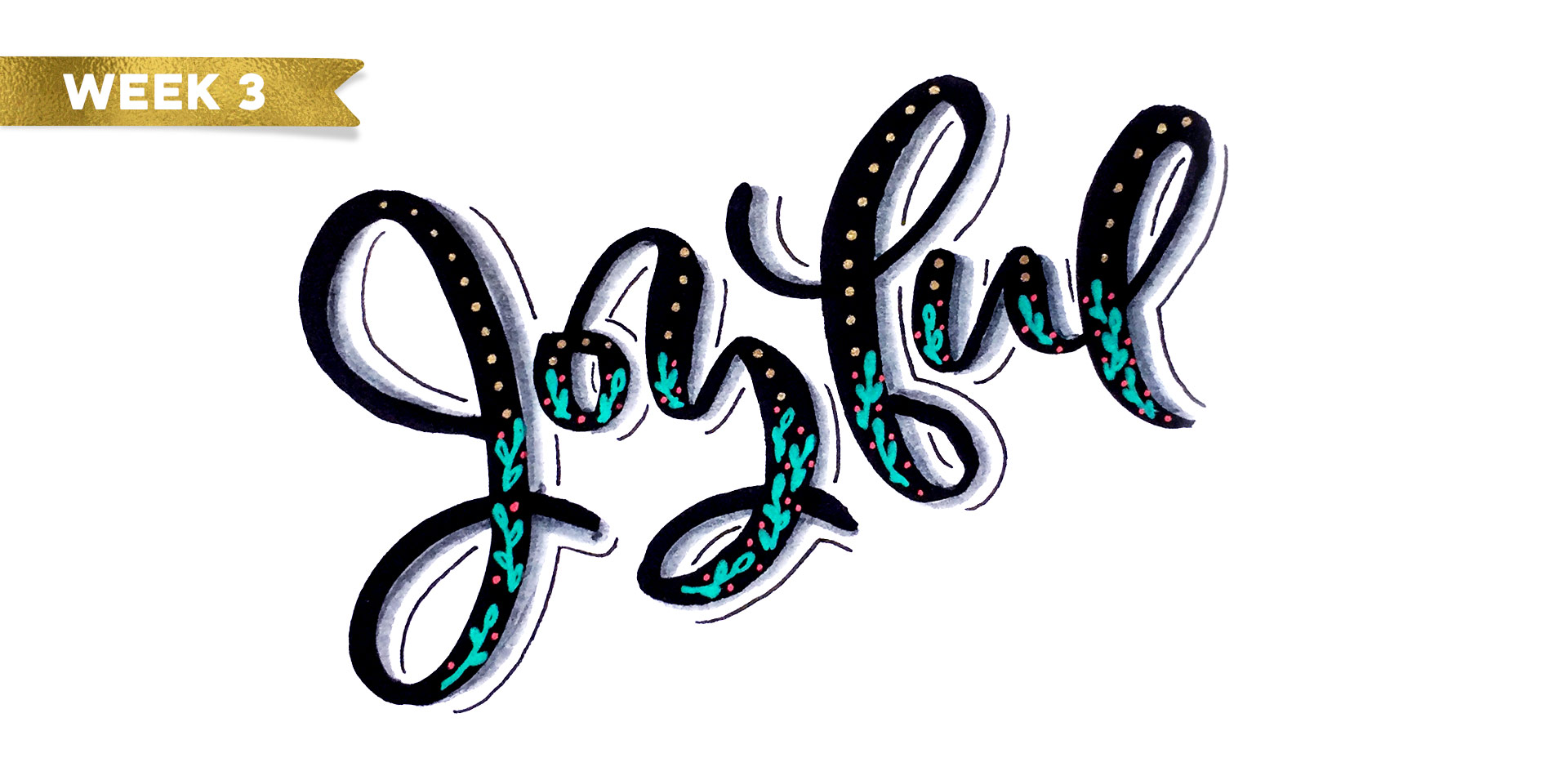 Holiday Hand Lettering Projects: Week 3 - Every-Tuesday | Blog | Every ...