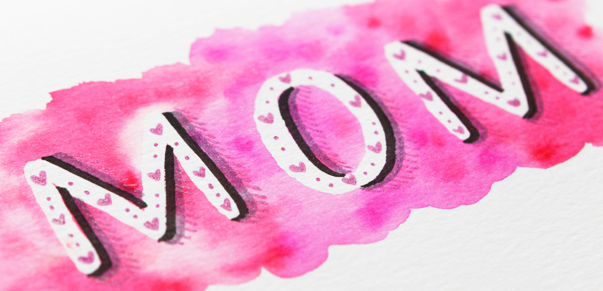 Create a Hand Lettered Watercolor Mother's Day Card - Every-Tuesday ...