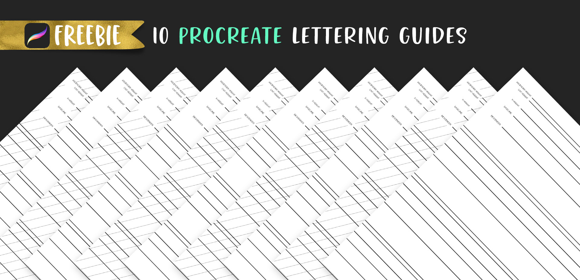 10 Procreate Lettering Guides - Every-Tuesday | Blog | Every-Tuesday