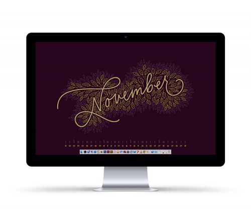 Freebie: November 2019 Desktop Wallpapers - Every-Tuesday
