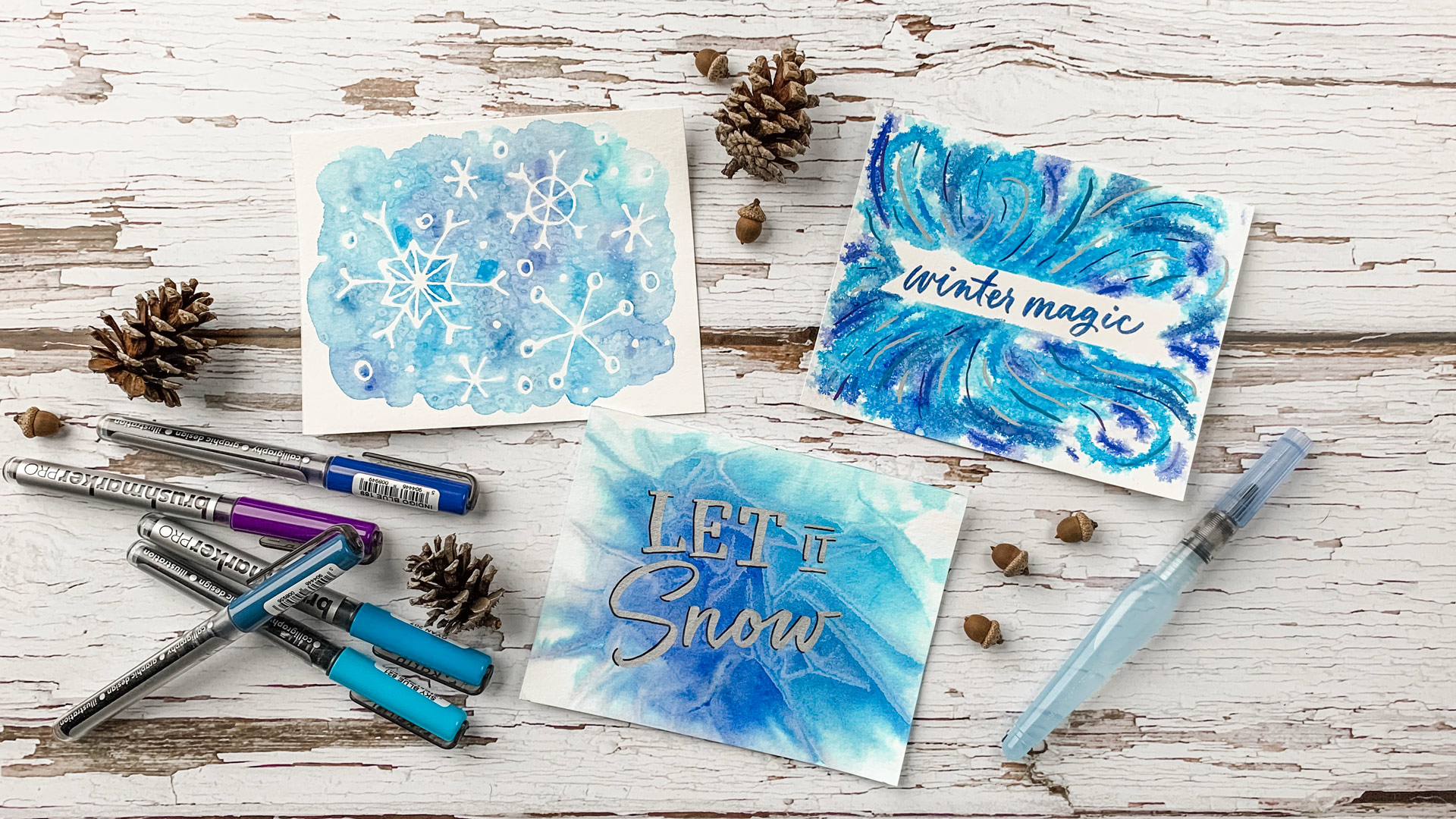 3 Winter Watercolor Texture Tricks - Every-Tuesday | Blog | Every-Tuesday