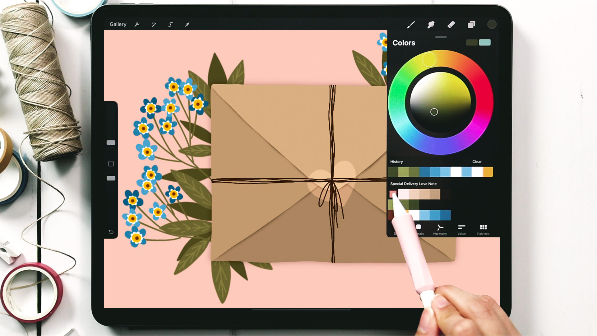 Paint a Floral Love Letter in Procreate - Every-Tuesday | Blog | Every-Tuesday