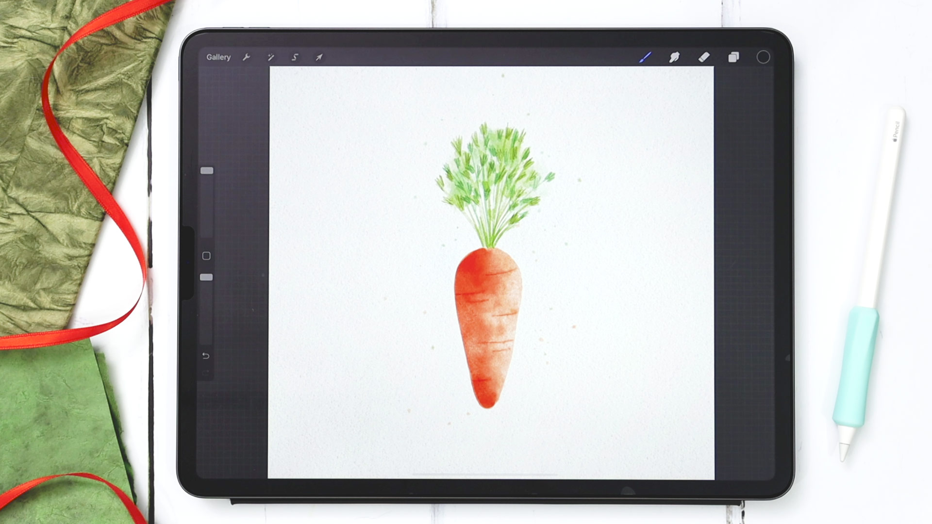 Paint a Watercolor Carrot Doodle in Procreate - Every-Tuesday | Blog | Every-Tuesday