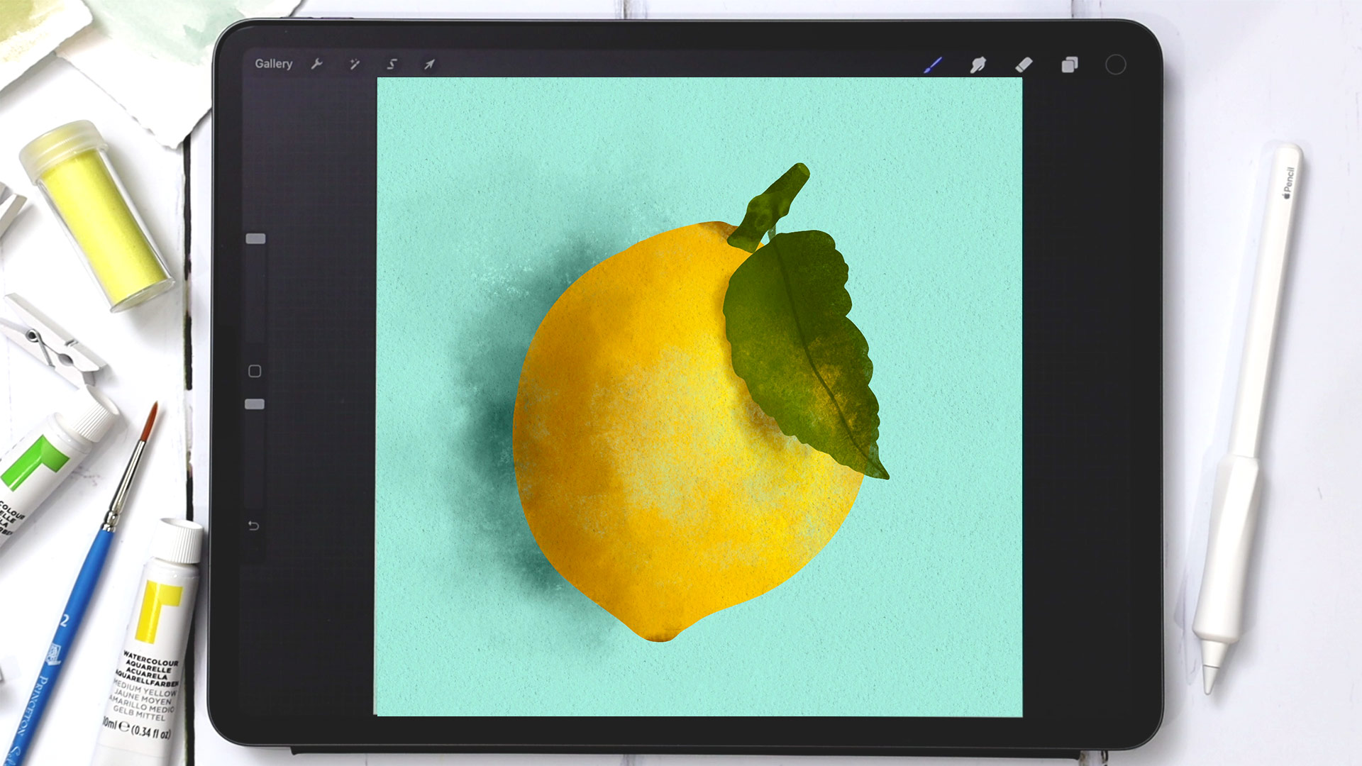 Paint a Watercolor Lemon in Procreate - Every-Tuesday | Blog | Every-Tuesday