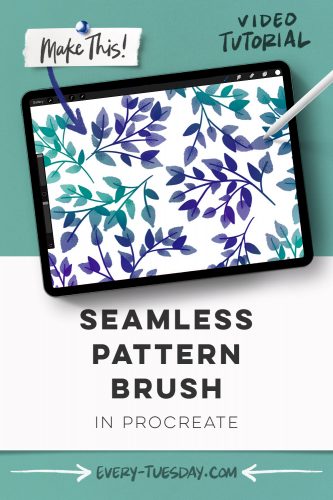 How to Make a Seamless Pattern Brush in Procreate - Every-Tuesday