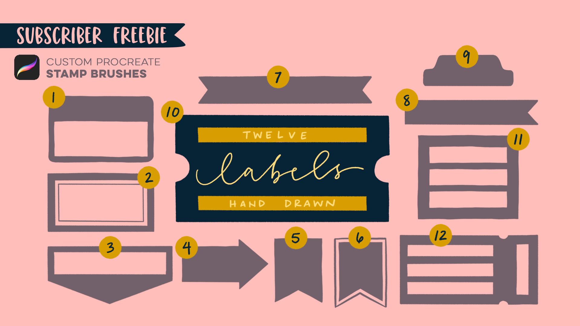12 Hand Drawn Labels - Every-Tuesday | Blog | Every-Tuesday