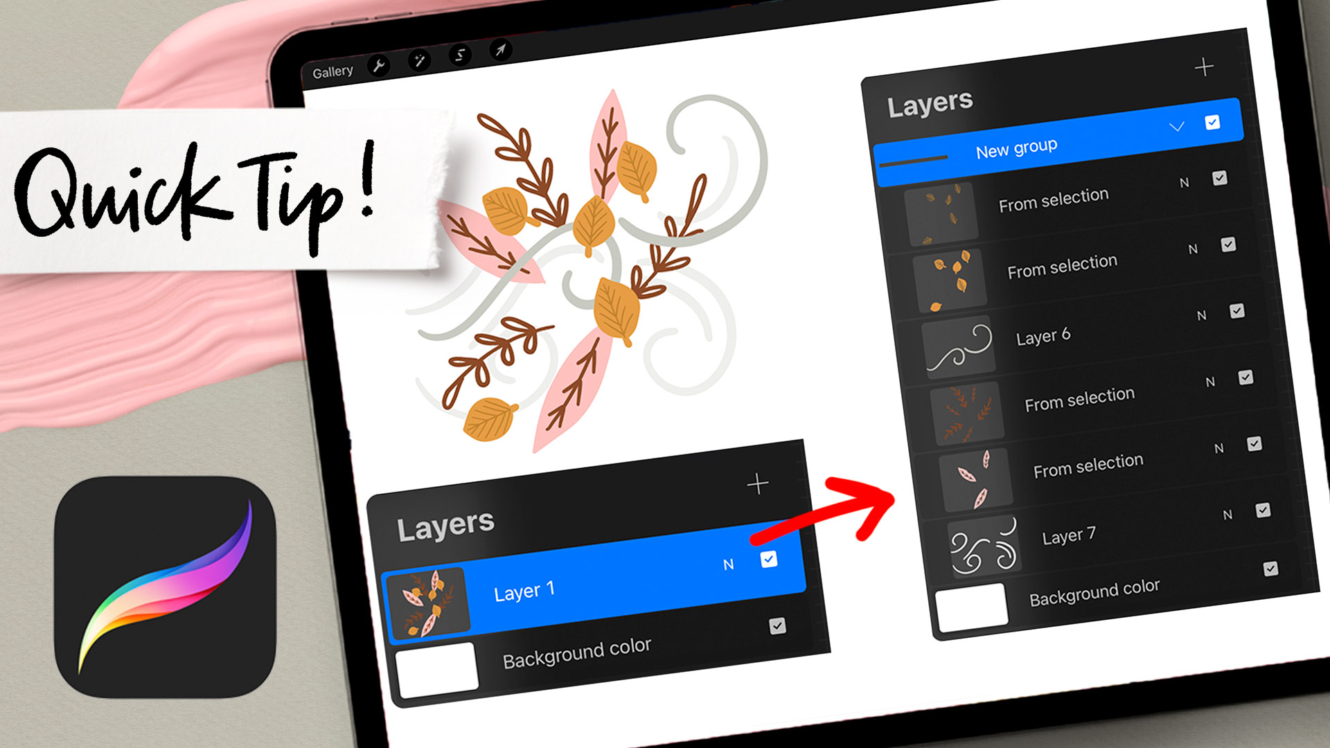 Quick Tip Convert Flattened Artwork Into Layers In Procreate Every Tuesday