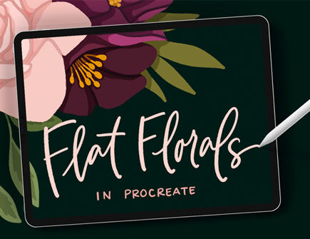 Flat Florals in Procreate - Every-Tuesday | Blog | Every-Tuesday