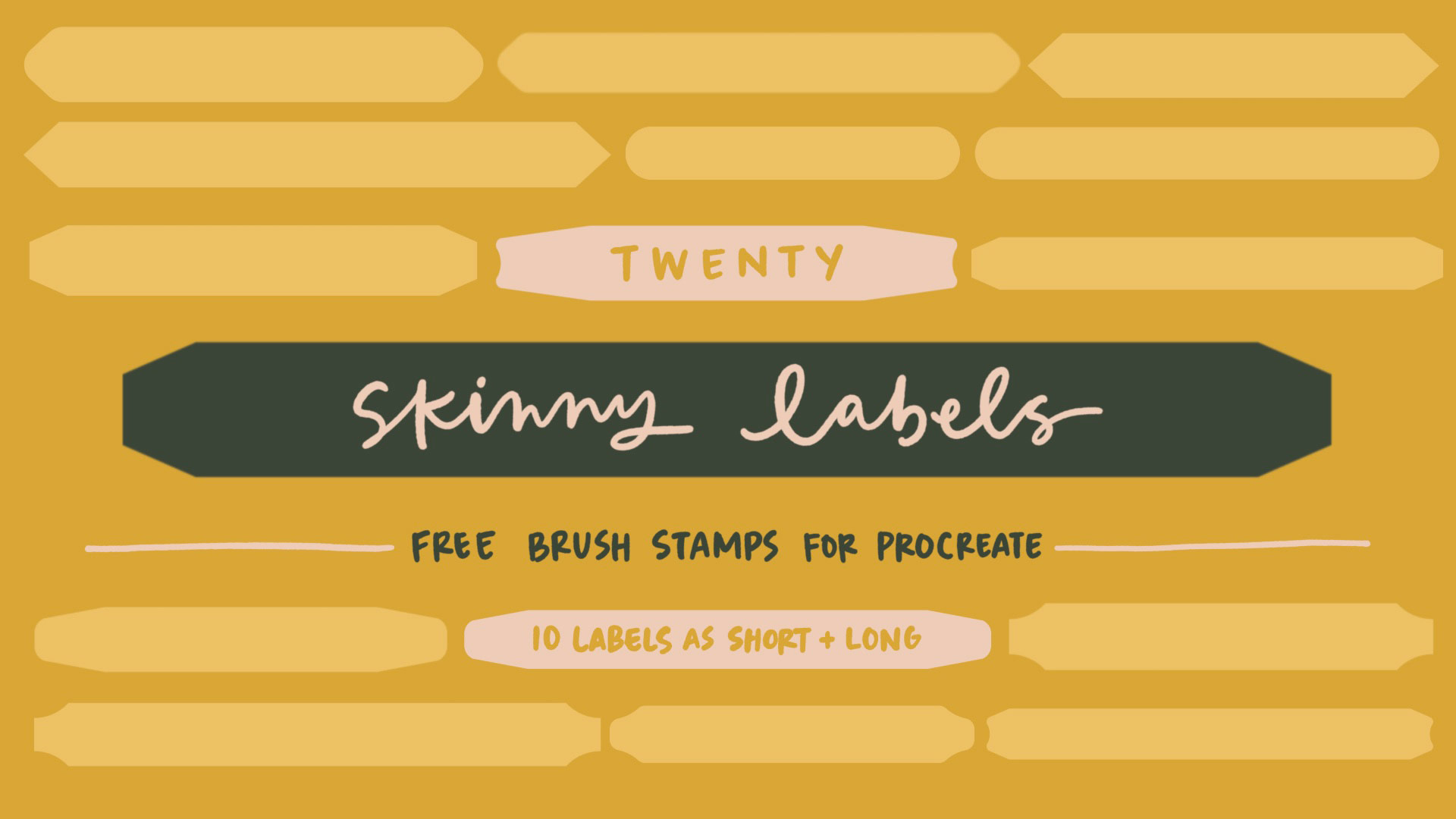 20 Skinny Label Stamps - Every-Tuesday | Blog | Every-Tuesday