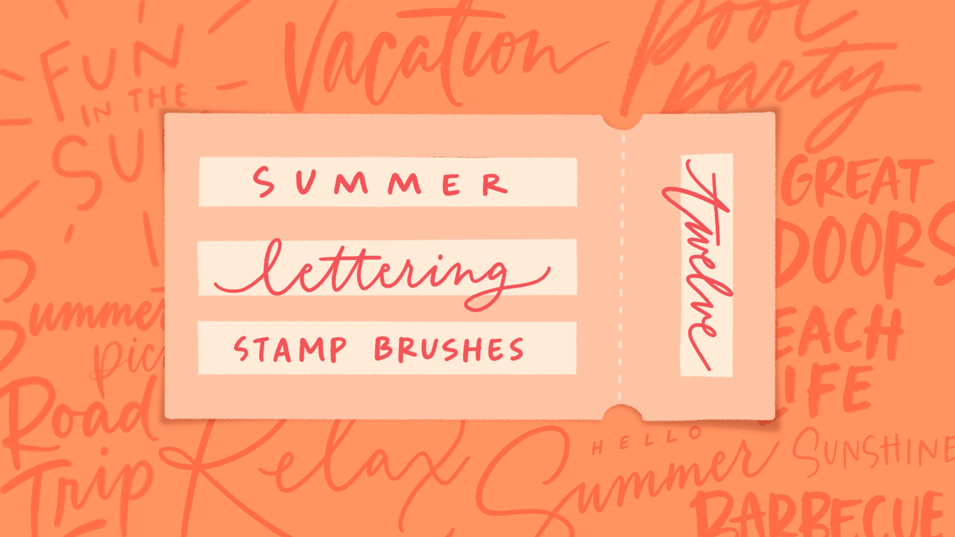 12 Summer Lettering Stamps - Every-Tuesday | Blog | Every-Tuesday